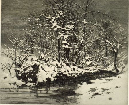 George Elbert Burr | Winter Morning (1916) | MutualArt