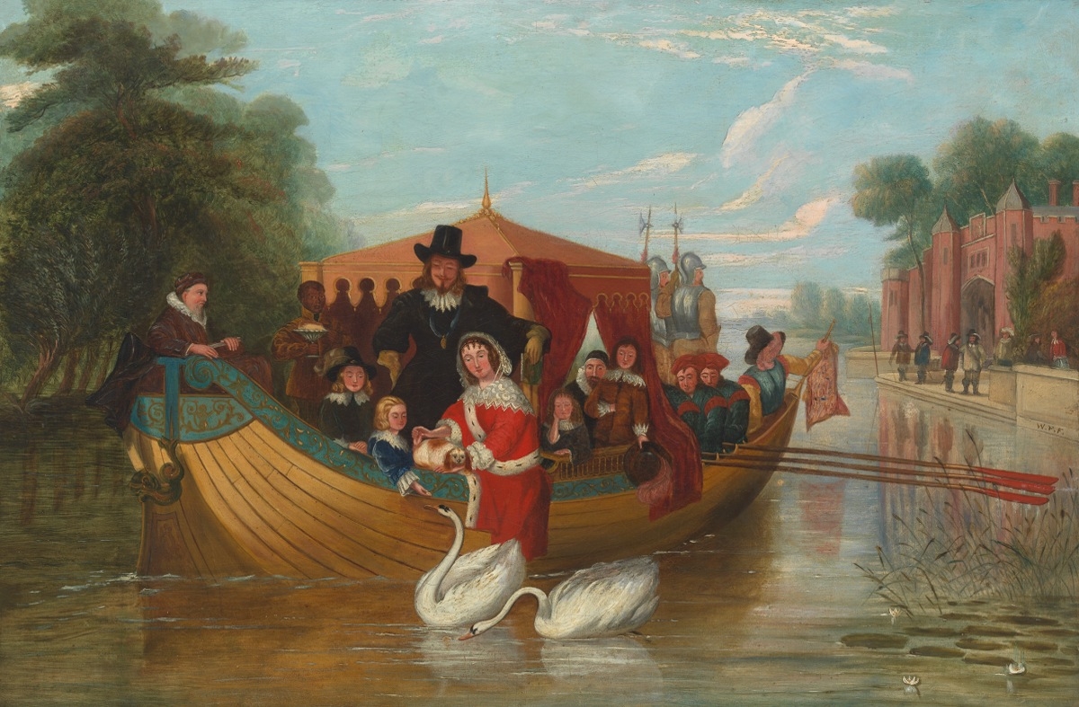 Frederick Goodall | Painting after The Happier Days of Charles I | MutualArt