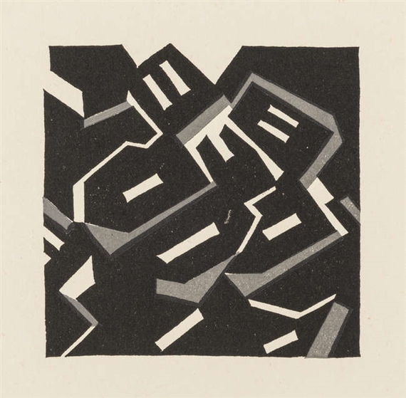 Edward Wadsworth | The Top of the Town (Greenwood 22) | MutualArt