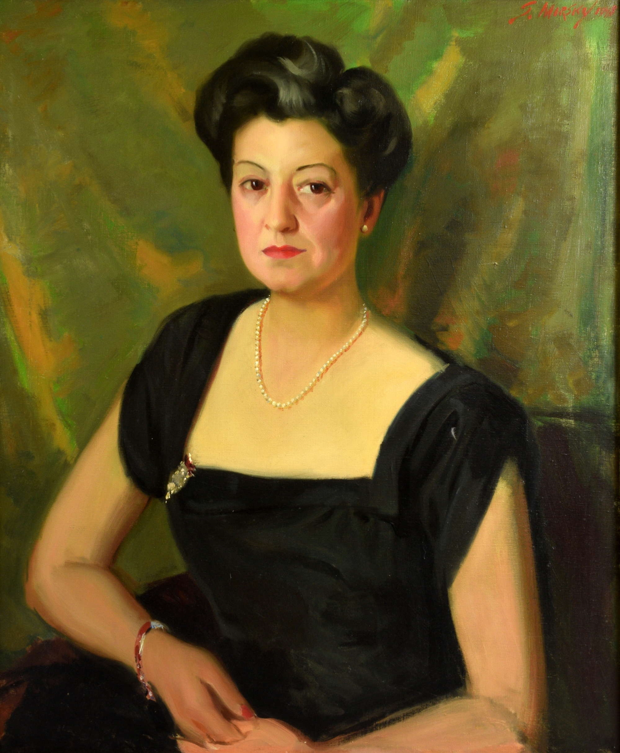 Samuel Mirsky | Portrait of Elizabeth Pretoria Goff | MutualArt