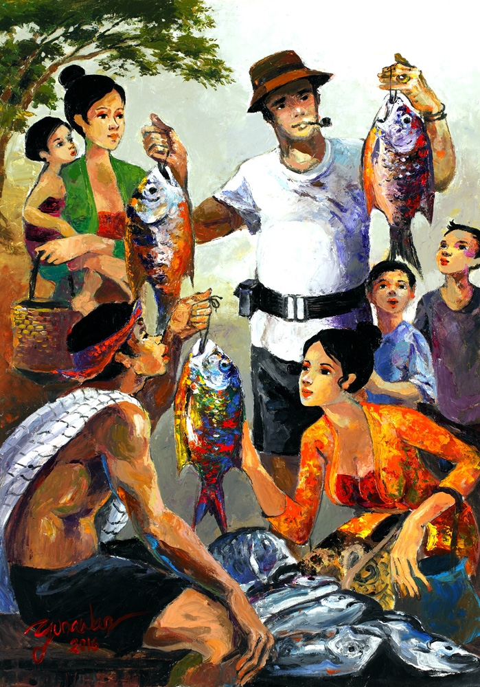 Gunawan Bagea | Penjual Ikan (2019) | MutualArt