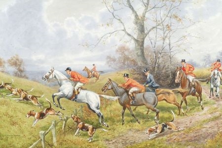 H. Murray | 4 Works: Fox Hunting Views | MutualArt