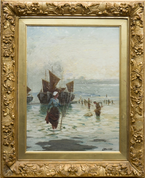 F. Walters | WOMEN WITH FISHING NETS | MutualArt