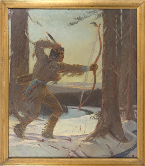 Remington Schuyler | An American Native archer (1920) | MutualArt