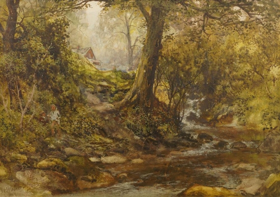 William Joseph Wadham | River landscape | MutualArt