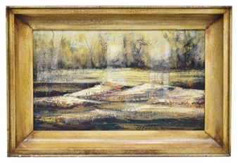 Cecil Lang Casebier | Untitled (Abstract) (1960) | MutualArt