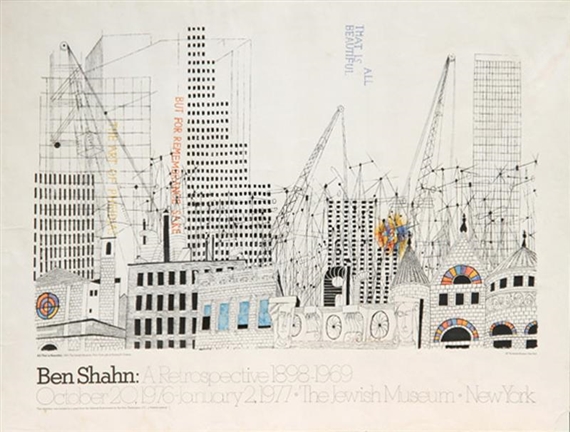 Ben Shahn | Jewish Museum Retrospective (1977) | MutualArt