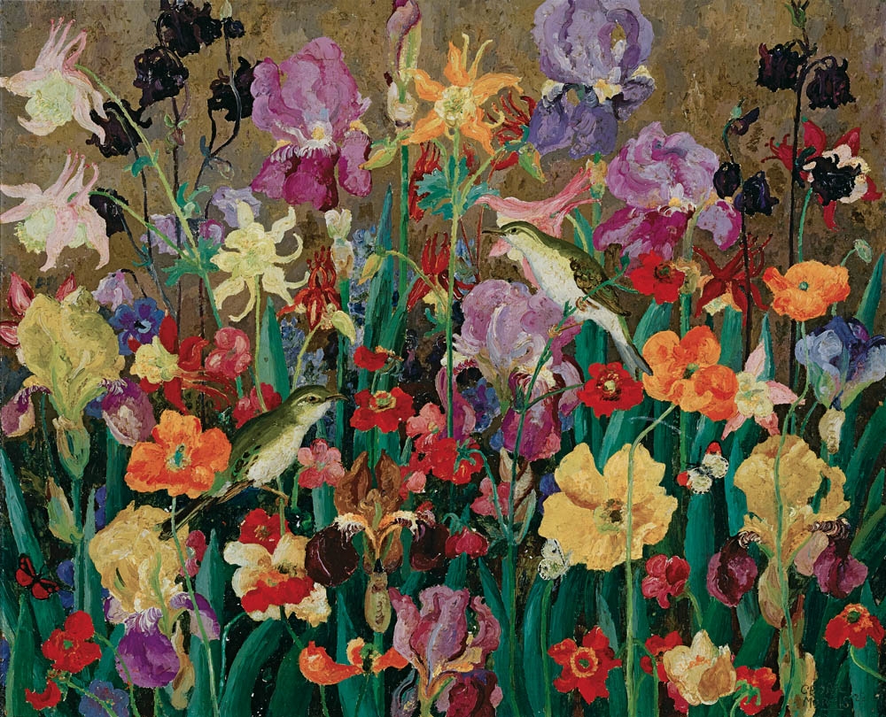 Sir Cedric Morris | July Flowers and Wood Warblers (1929) | MutualArt