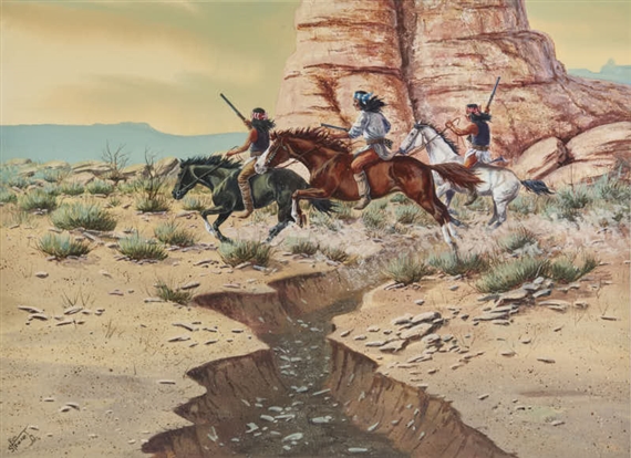 Ron Stewart | Apache Crossing Divide | MutualArt