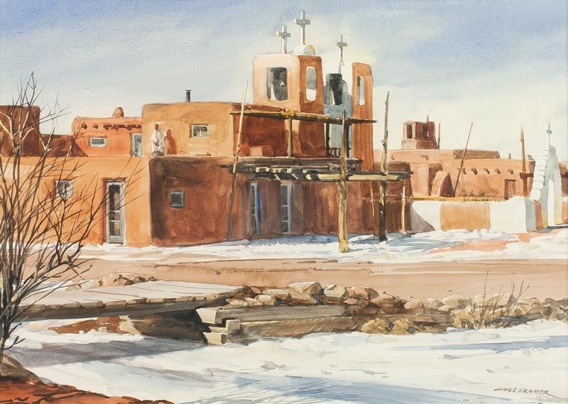 James Kramer | Three Crosses | MutualArt