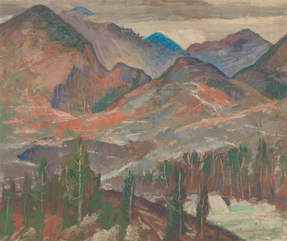 Walter Alexander Bailey | Mountain Landscape | MutualArt