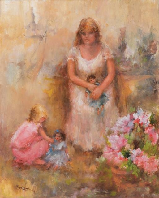 Elizabeth Brophy | PLAYING WITH DOLLS | MutualArt