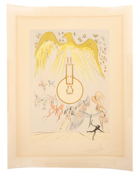 Salvador Dalí | L'ampoule Incandescence (Light bulb) (Circa 1966 ...