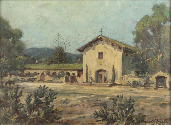 Reynold Brown | Mission San Miguel Archangel (1970) | MutualArt