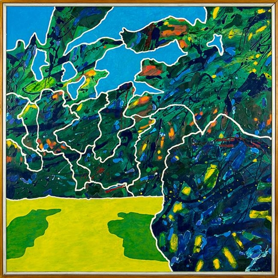 Pat Hanly | Early Summer Garden (1973) | MutualArt