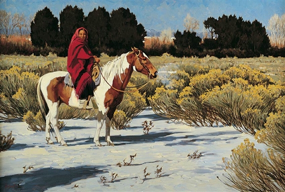 Tony Eubanks | Taos Winter Morning | MutualArt