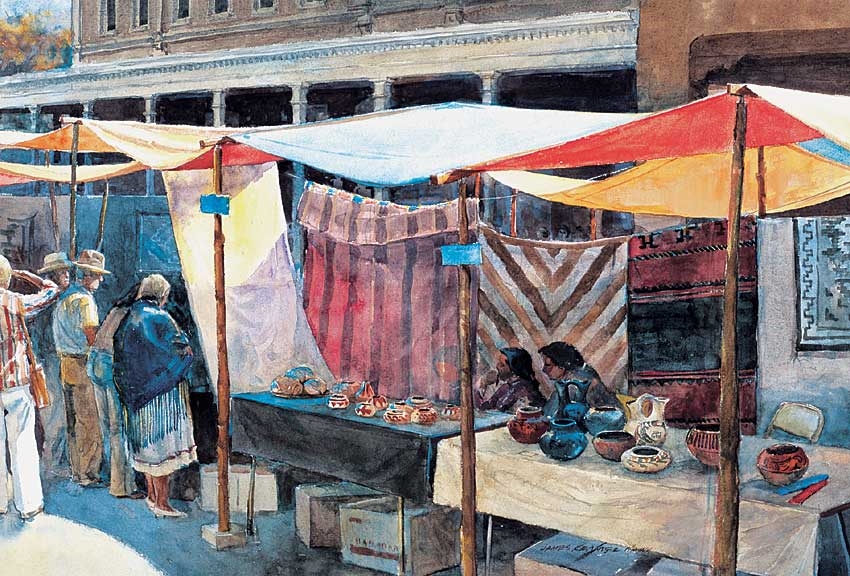 James Kramer | Indian Market (1979) | MutualArt