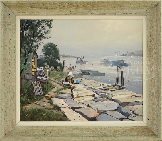 Otis Cook | GRANITE PIER, ROCKPORT MASS | MutualArt