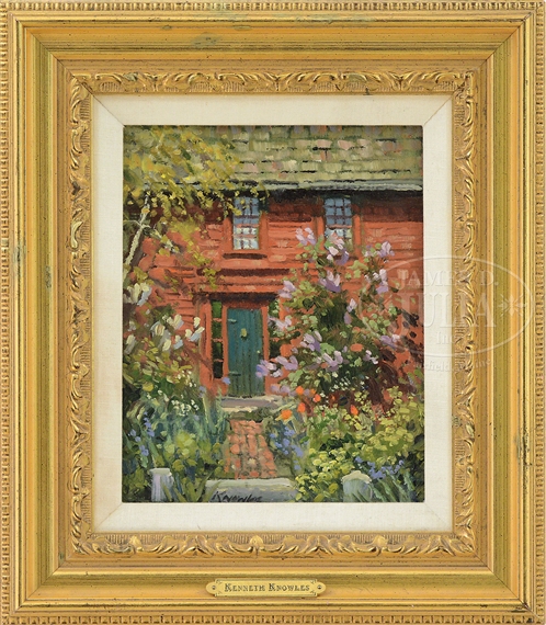 Kenneth Knowles | THE GREEN DOOR WITH LILACS | MutualArt