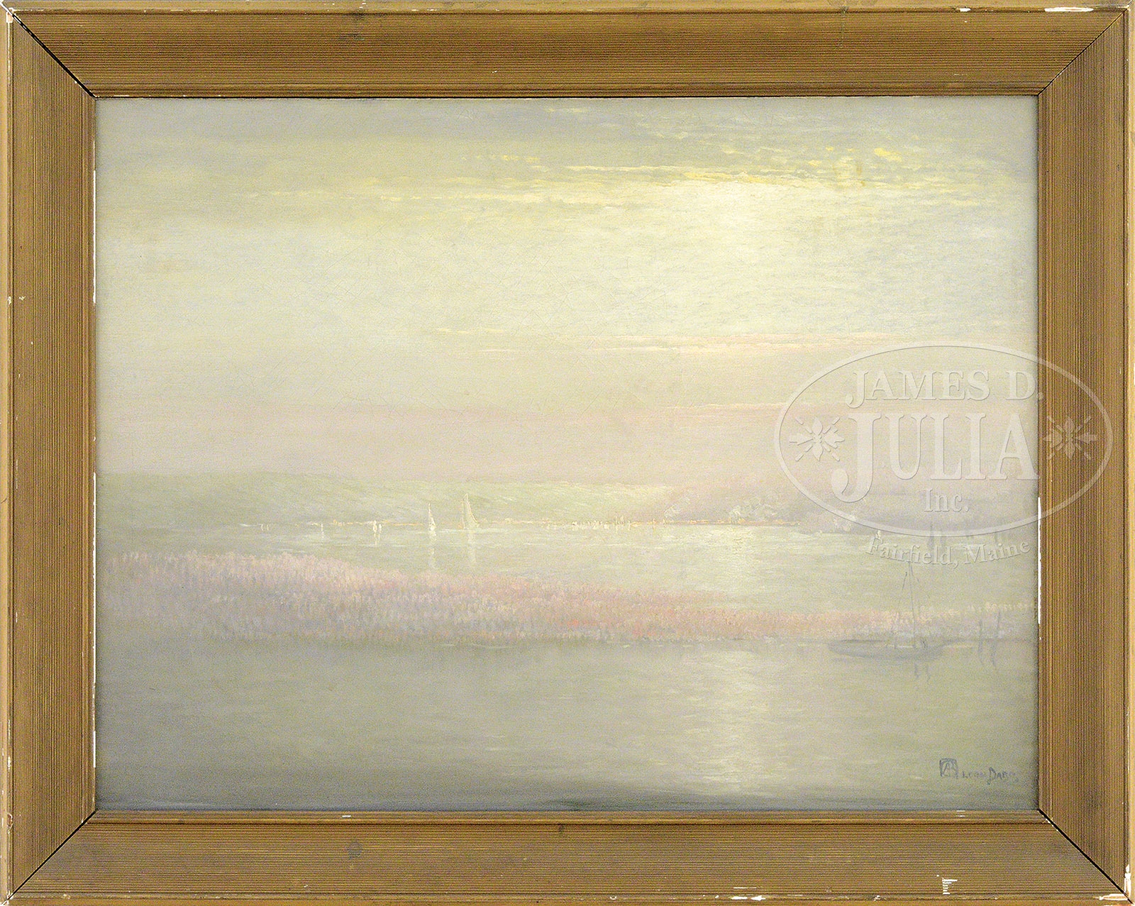 Leon Dabo | THE HUDSON, AUTUMN MORNING | MutualArt