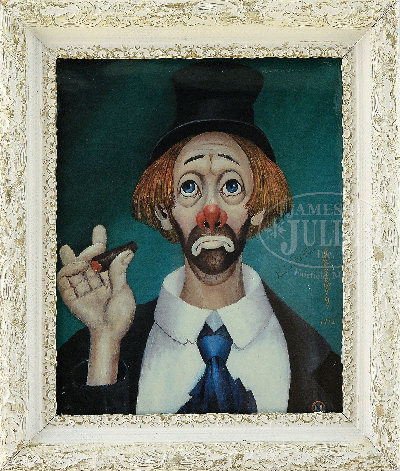 Red Skelton | CLOWN WITH CIGAR (1972) | MutualArt