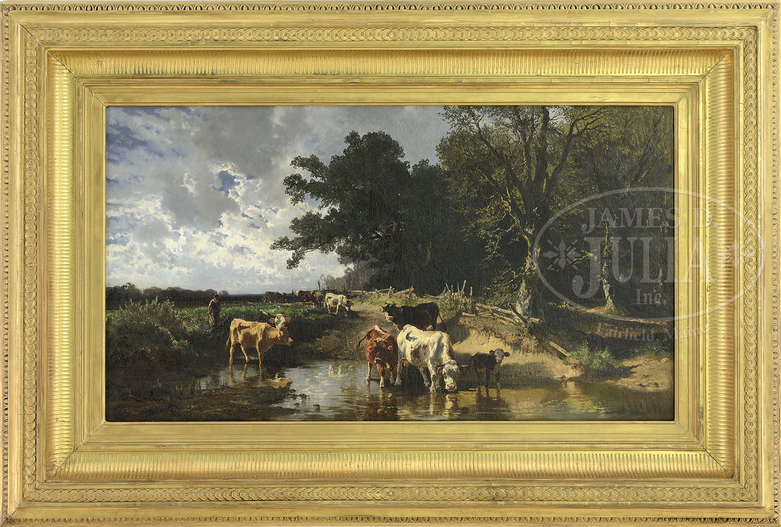 Josef Wenglein | BARBIZON STYLE PASTORAL LANDSCAPE | MutualArt