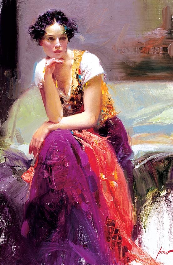 Giuseppe Pino | Girl Reading | MutualArt