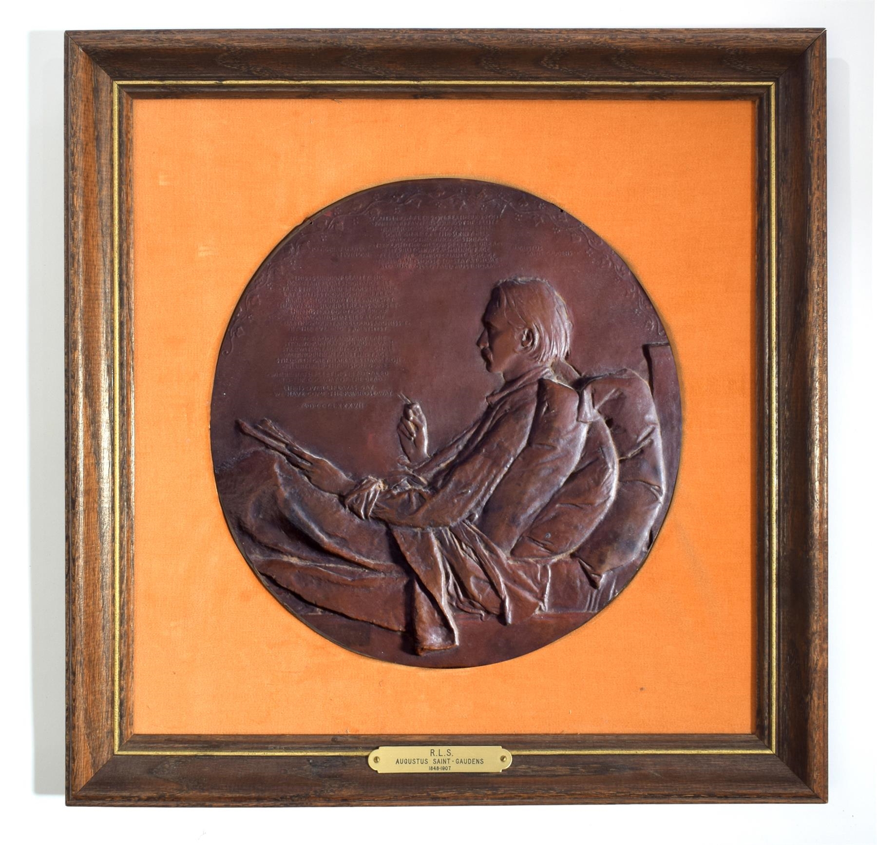 Augustus Saint-Gaudens | Portrait of Robert Louis Stevenson | MutualArt