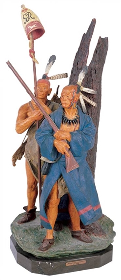 Harry Jackson | Algonquin Chief & Warrior (1971) | MutualArt