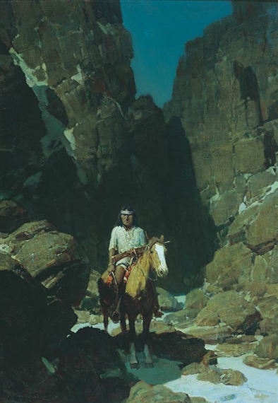 Artworks of Frank Tenney Johnson (American, 1874 - 1939)