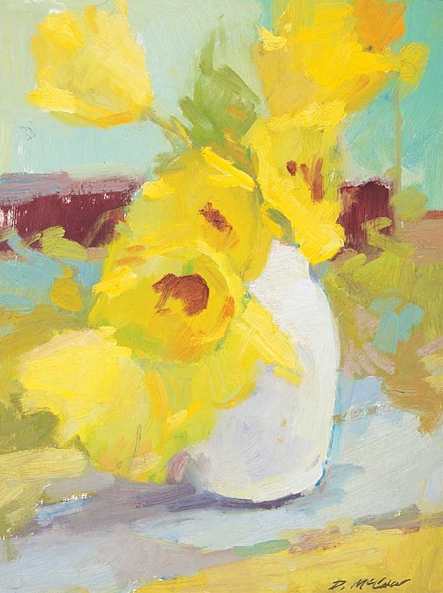 Dan McCaw | Still Life with Flowers in Vase | MutualArt