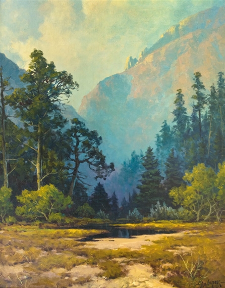 A.D. Greer | Mountain Landscape | MutualArt