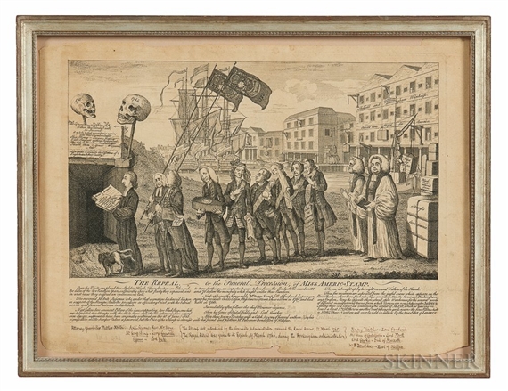 Benjamin Wilson | The Repeal, or the Funeral Procession of Miss Americ ...