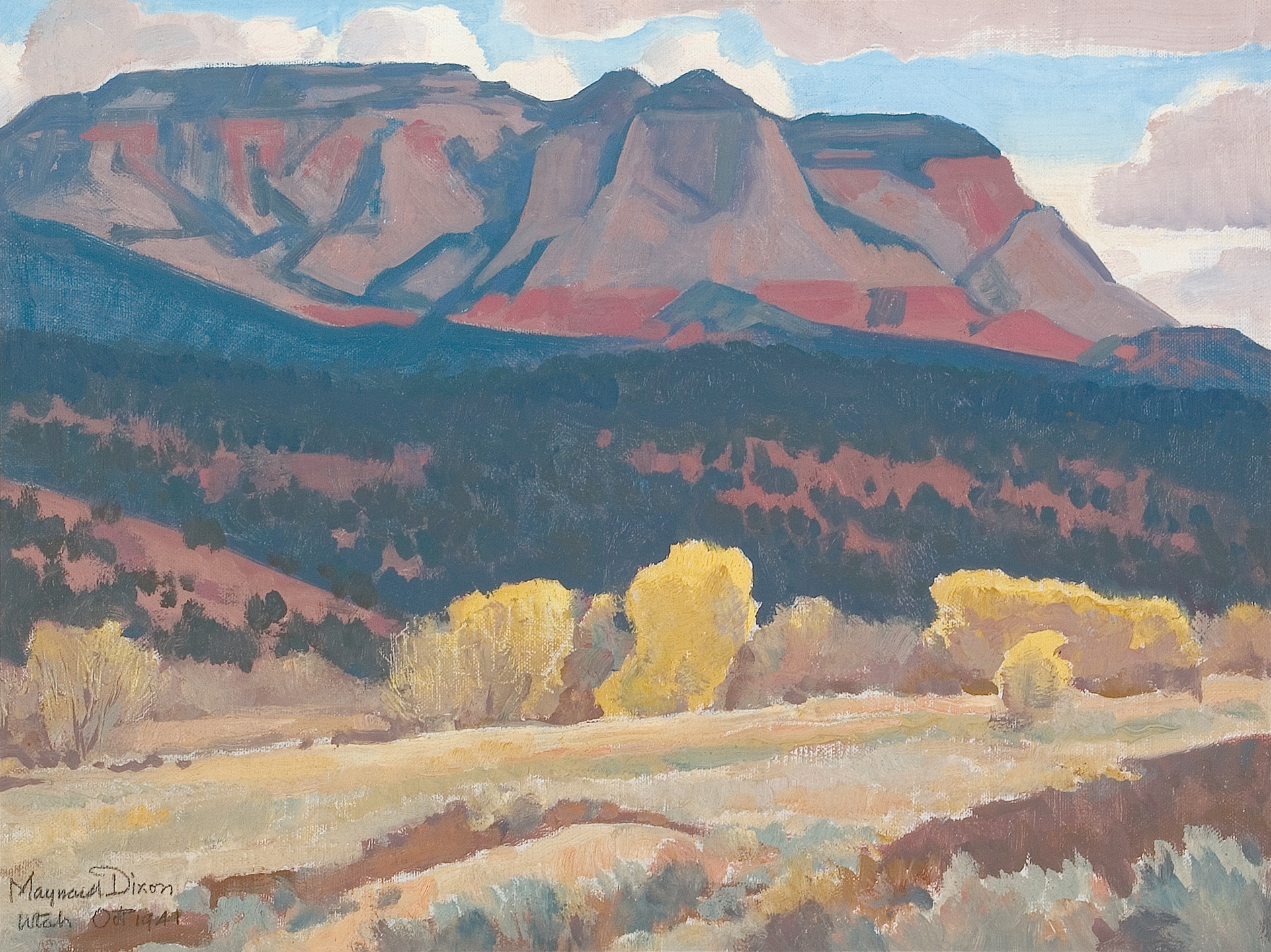 Maynard Dixon | Sungleam and Shadow (1941) | MutualArt