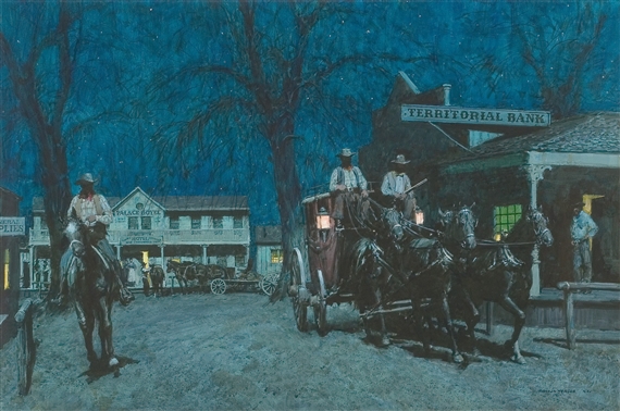 Donald Teague | The Night Mail (1973) | MutualArt