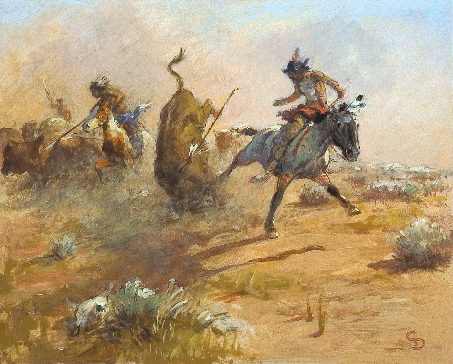 Charlie Dye | Comanche Chase | MutualArt