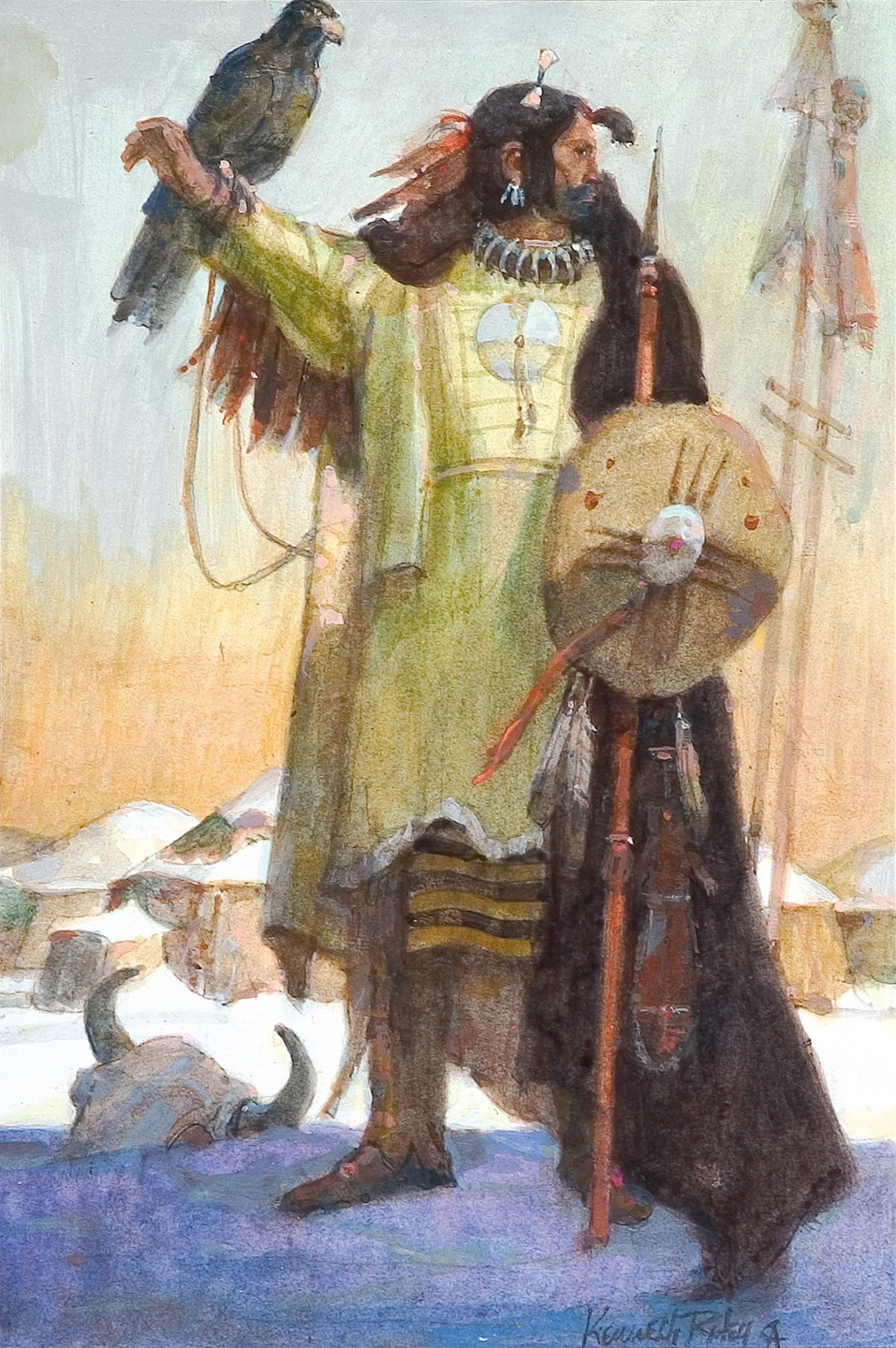 Kenneth Riley | Study for The Warriors | MutualArt