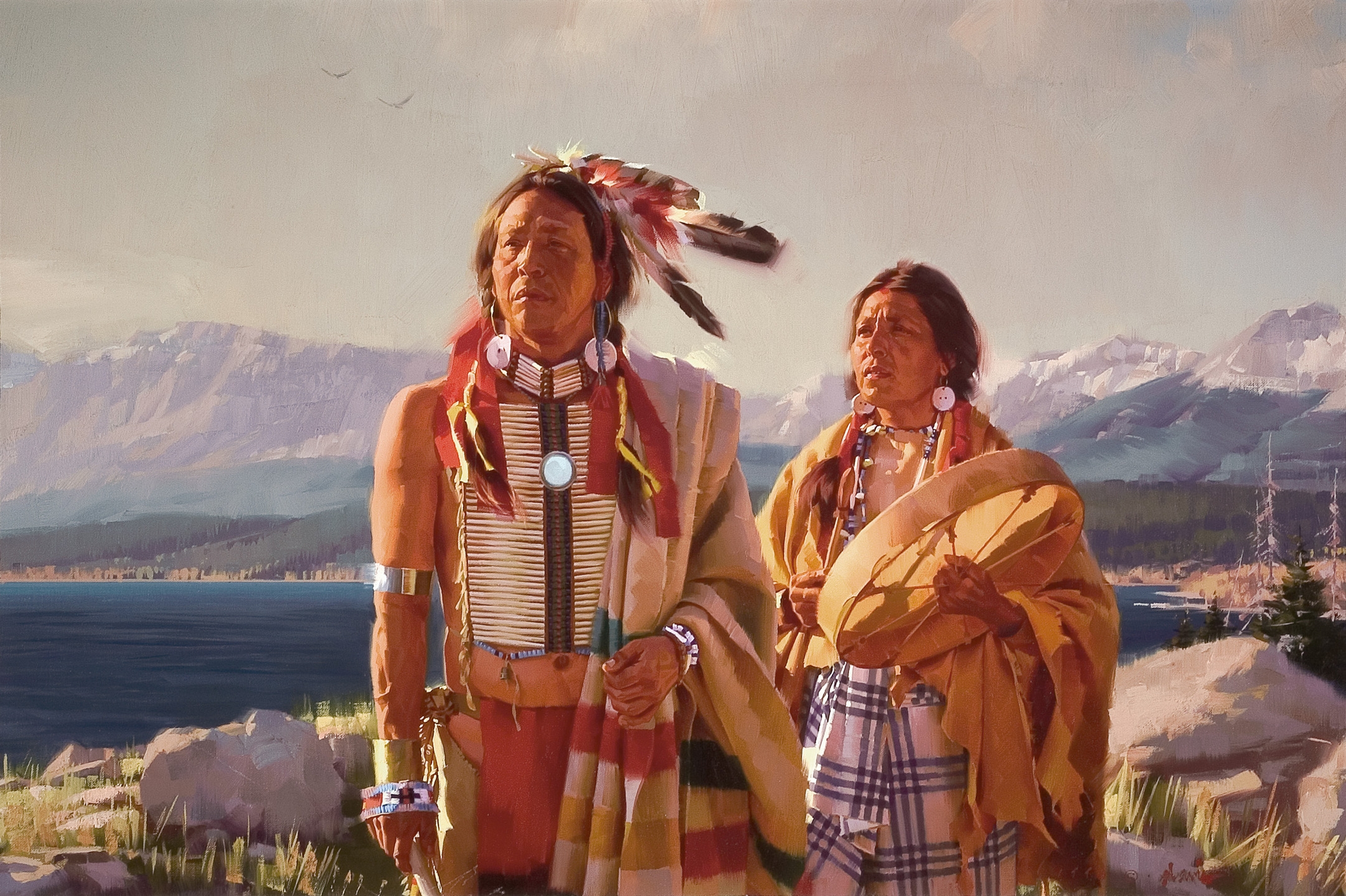 Stan Davis | The Vision at Spirit Lake | MutualArt