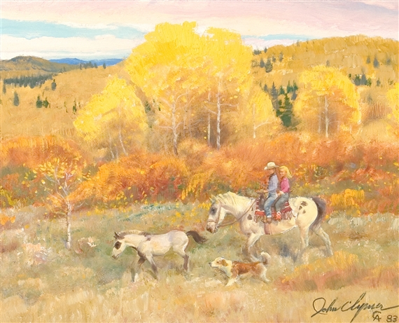 John Ford Clymer | Winter's End (1981) | MutualArt