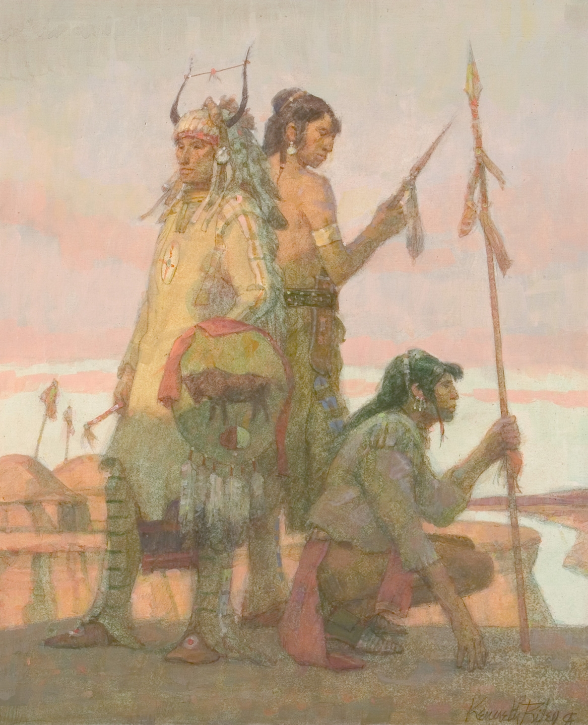 Kenneth Riley | Study for The Warriors | MutualArt