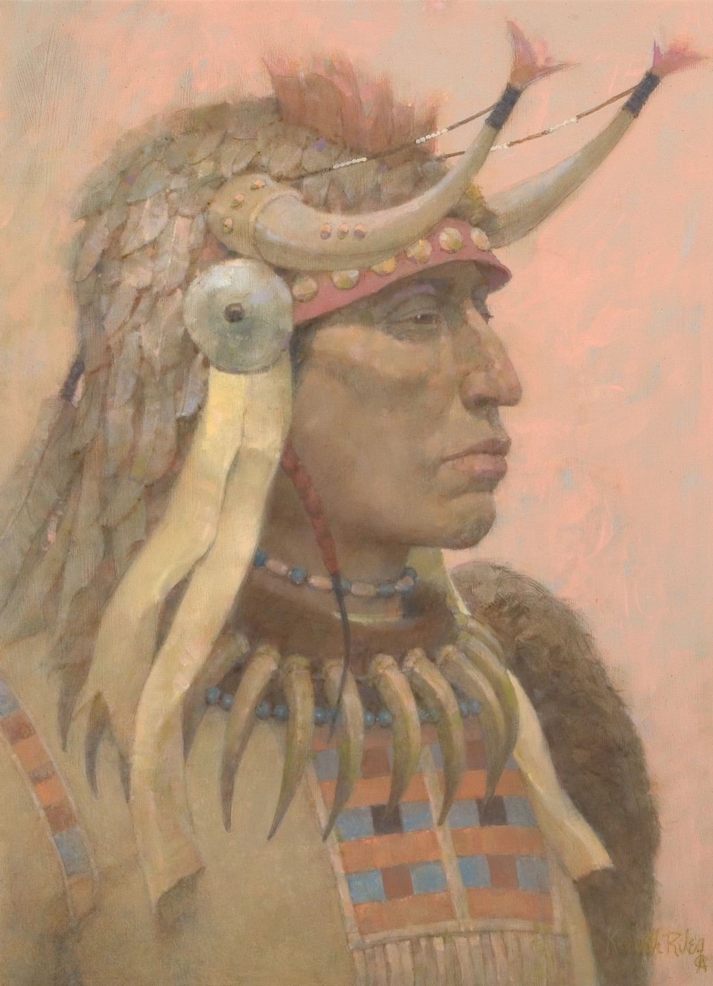 Kenneth Riley | Ceremonial Split Horn Bonnet | MutualArt