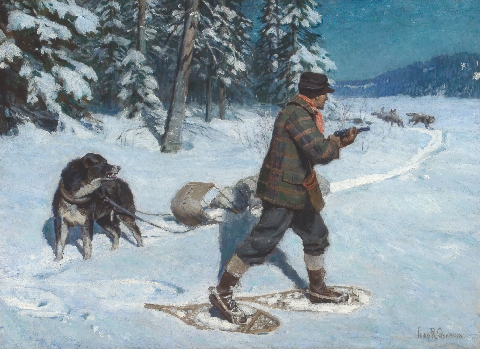 Philip R. Goodwin | Hazards of the Trail (Circa 1925) | MutualArt