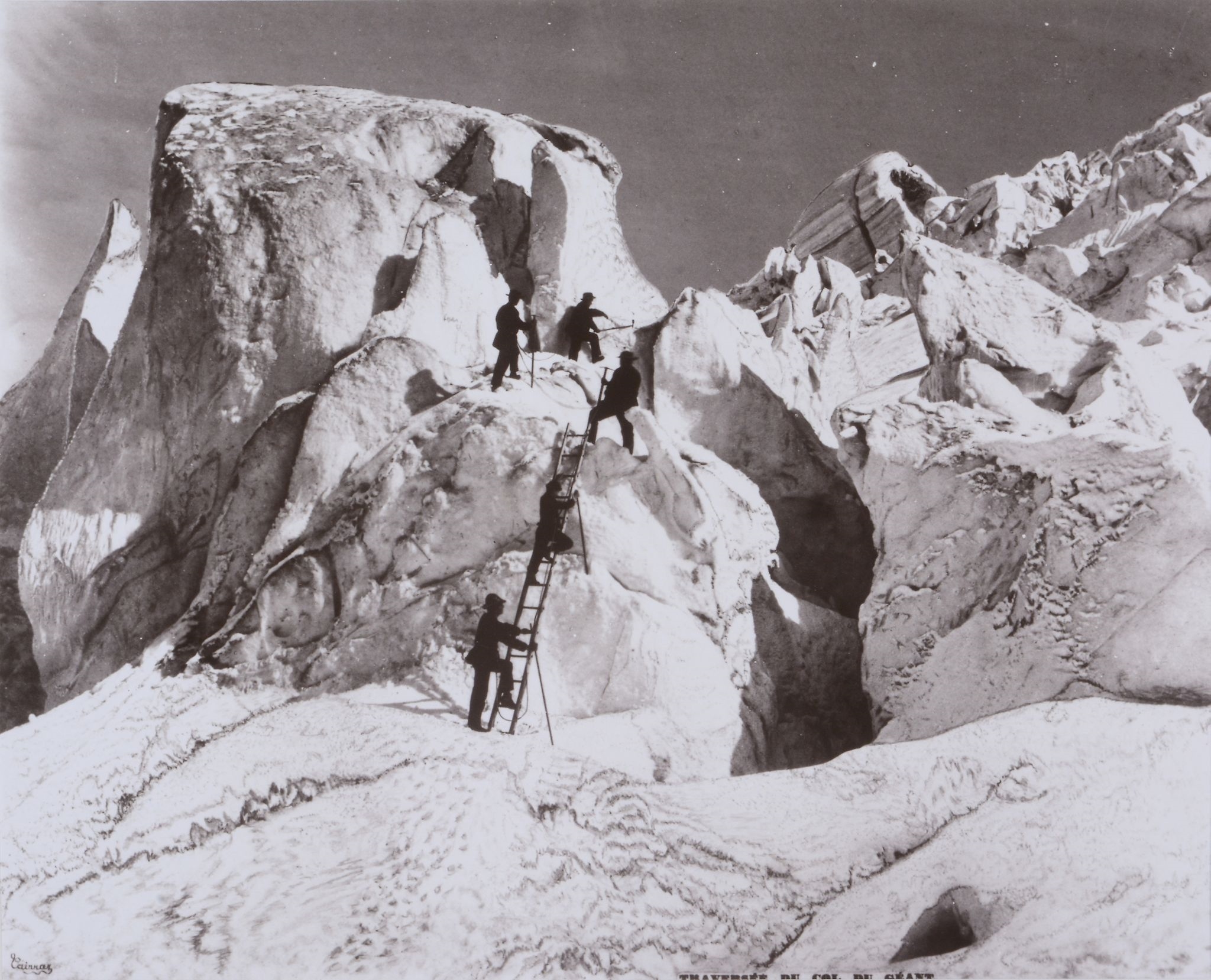 Pierre Tairraz | Mounted on the seracs of the Chamoniz glacier at the ...