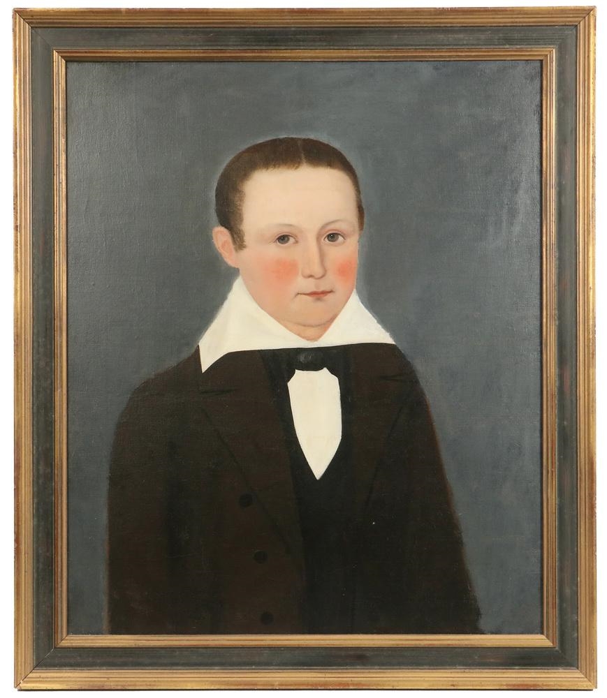 E. E. Finch | Portrait of a Young Boy (1842) | MutualArt