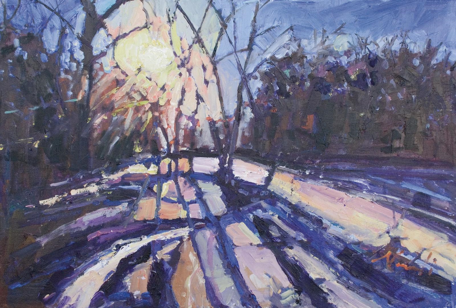 Dawn Normali | Reflections Sunset Meadow | MutualArt