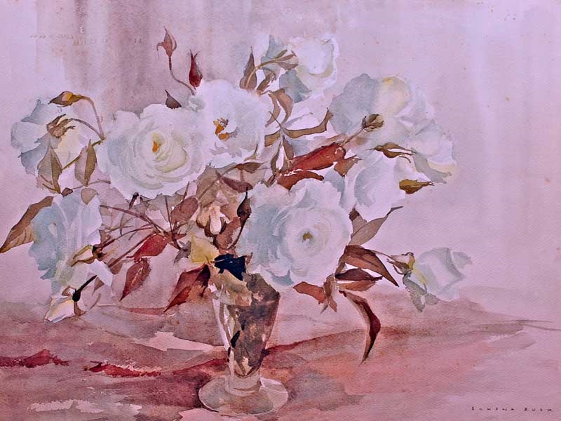 Rowena Bush | Still Life Roses | MutualArt