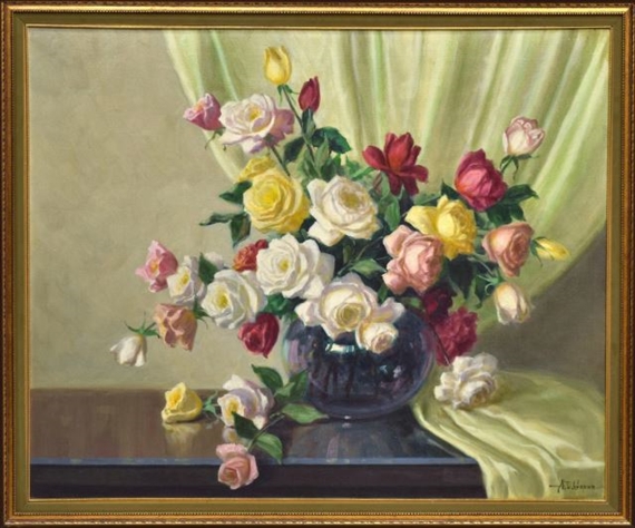 A.D. Greer | Roses | MutualArt