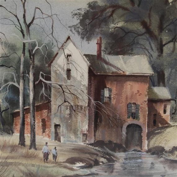 Edward Becker | Mill scene | MutualArt