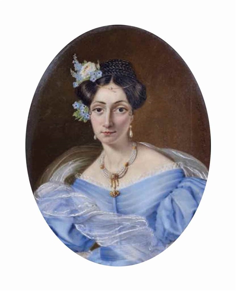 Marie Zelie Guillot | Portrait de Madame Clémence Cotterau avec ...