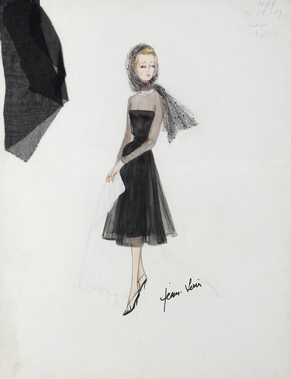 Jean Louis | Costume Design - Illustration for The Thrill of it All ...